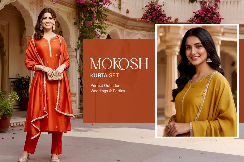 Mokosh Kurta Set: Perfect Outfit for Weddings & Parties